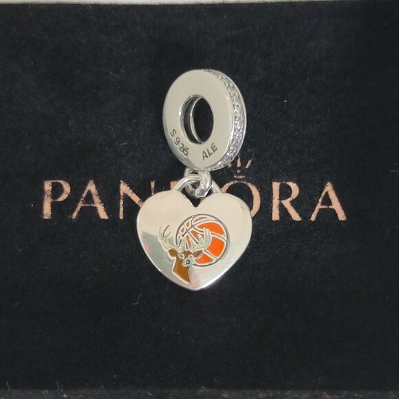 Pandora | Jewelry | Pandora Wisconsin Map Deer And Basketball Exclusive ...